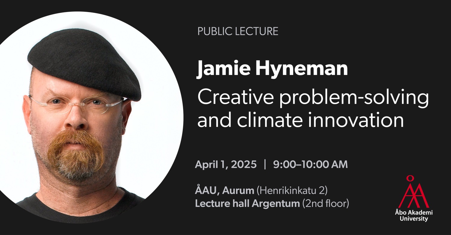Jamie Hyneman: Creative problem-solving and climate innovation - Centre ...